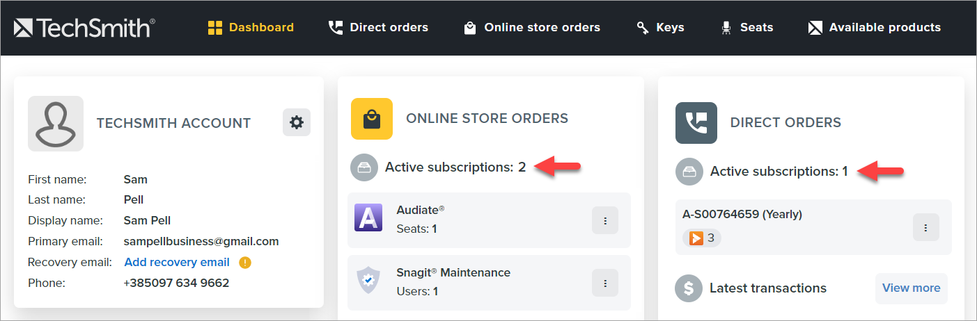 Delete a TechSmith Account – TechSmith Support