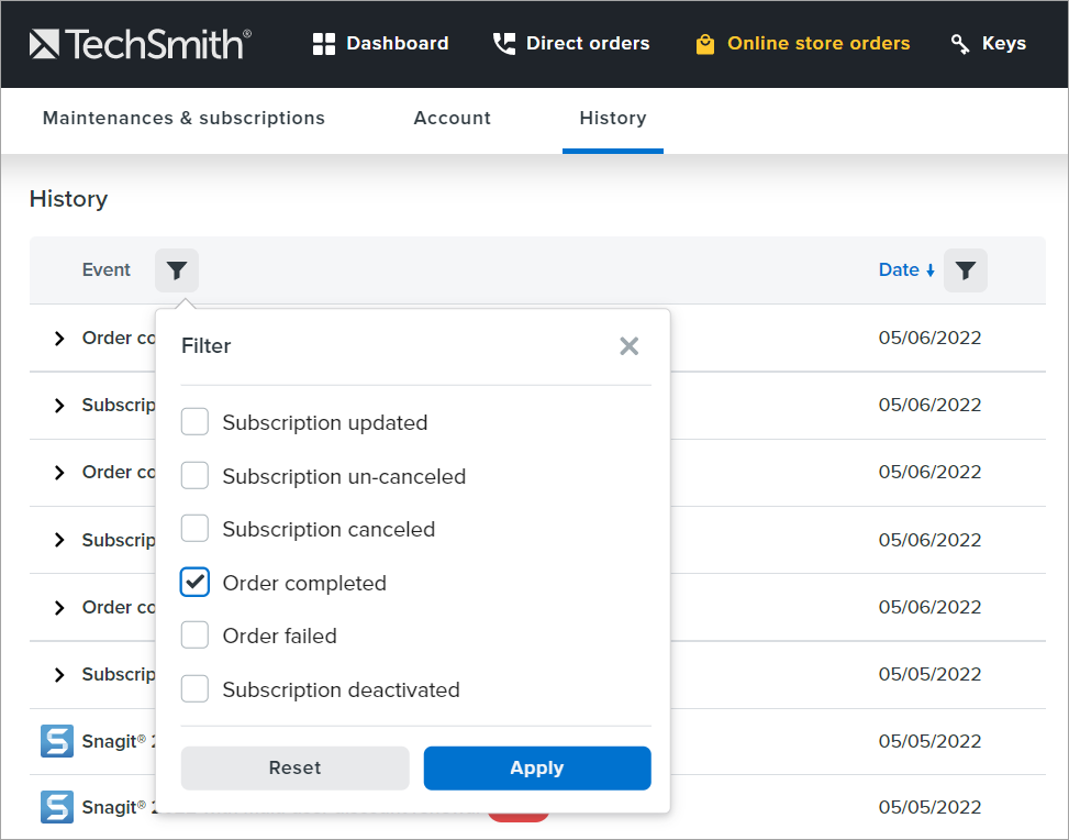 I Need a Copy of My Invoice – TechSmith Support