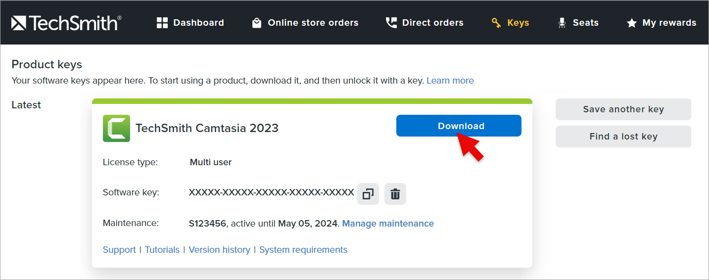 Install or Reinstall My Purchase – TechSmith Support