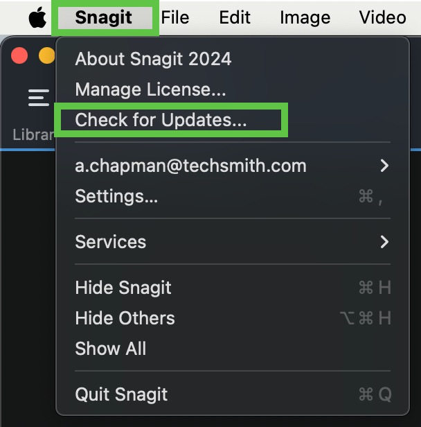 Only Desktop Captured Using Snagit on Mac – TechSmith Support
