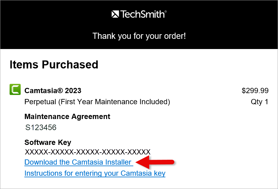Install or Reinstall My Purchase – TechSmith Support