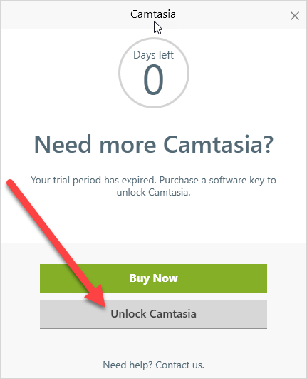 Camtasia: Enter My Software Key – TechSmith Support