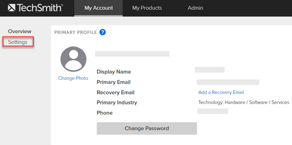 Delete a TechSmith Account – TechSmith Support