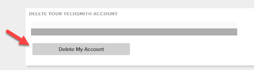 Delete a TechSmith Account – TechSmith Support
