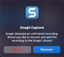 Snagit Mac Temporary Recording Location – TechSmith Support