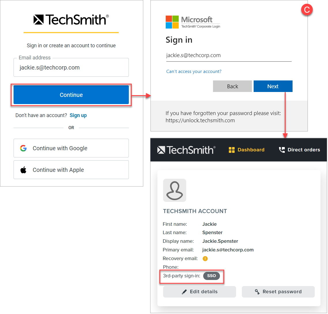 Sign-In Methods & Linked Accounts FAQ – TechSmith Support