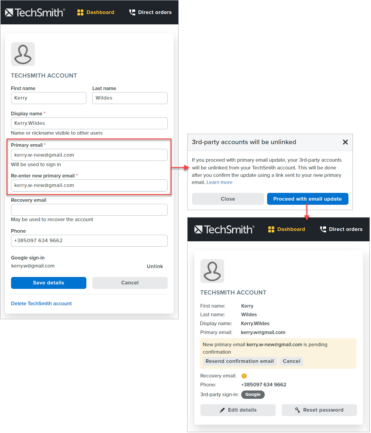 Sign-In Methods & Linked Accounts FAQ – TechSmith Support